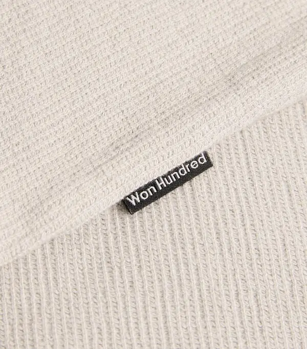 WON HUNDRED Cotton Steven Long-sleeve T-shirt - Blue