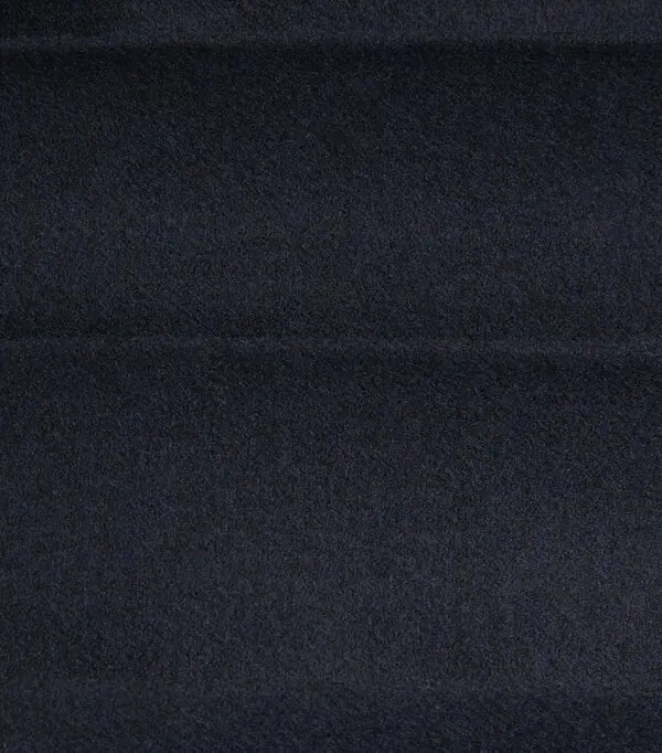 Johnstons Of Elgin X Le Kilt Wool-cashmere Pleated Midi Skirt - Navy
