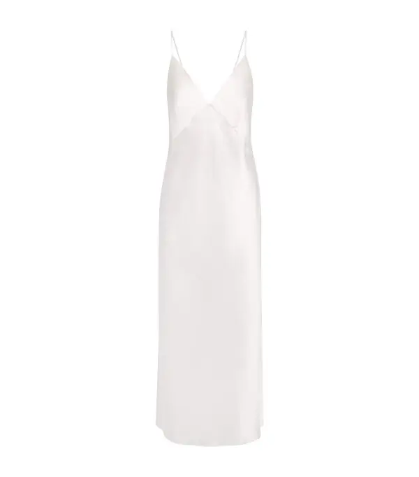 Olivia Von Halle Silk Issa Slip Dress
