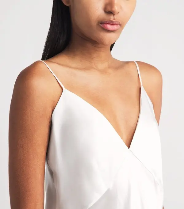 Olivia Von Halle Silk Issa Slip Dress