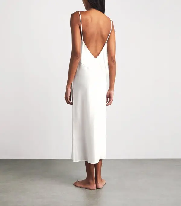 Olivia Von Halle Silk Issa Slip Dress