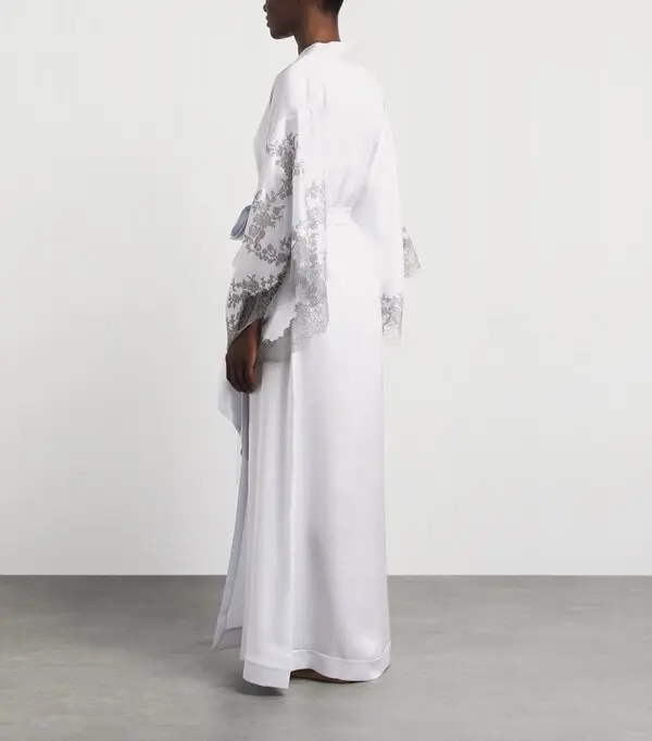 Carine Gilson Long Silk Cérès Robe