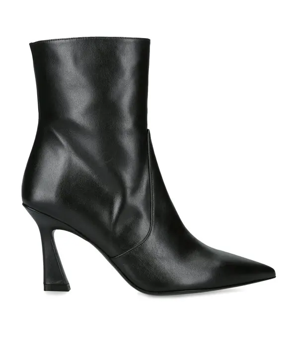 STUART WEITZMAN Vinnie Leather Ankle Boots