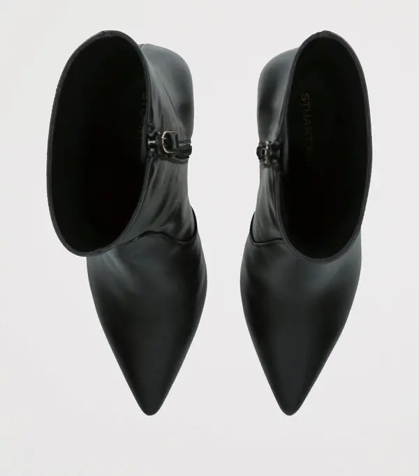STUART WEITZMAN Vinnie Leather Ankle Boots