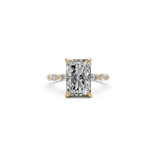 AYA FINE JEWELRY Astrid Radiant And Pear Cut Igi Certified Lab Created Diamond Five Stone Ring - Yellow