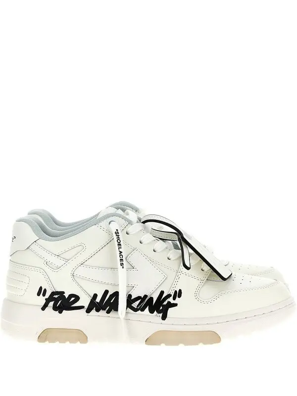 Off-White Out Of Office" Leather Sneakers - Whiteblack