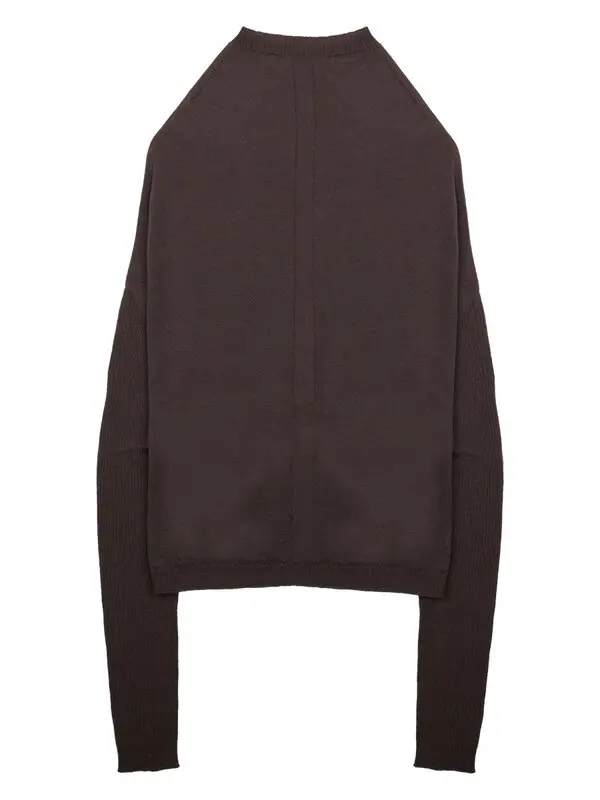 Rick Owens Knitted High-neck Sweater