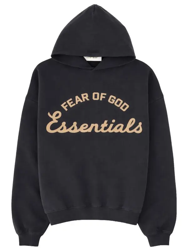 Fear Of God Graphic Pullover Hoodie - Black