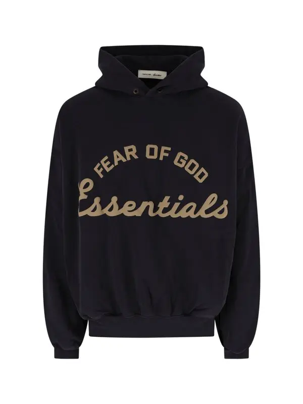 Fear Of God Graphic Pullover Hoodie - Black