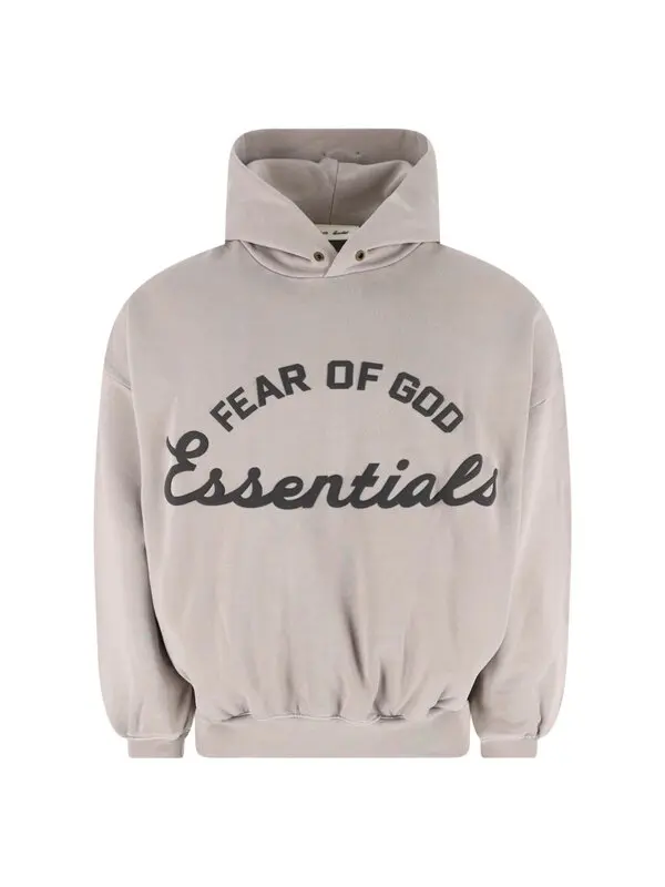 Fear Of God Graphic Pullover Hoodie - Grey