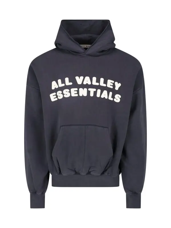 Fear Of God Graphic Pullover Hoodie - Grey