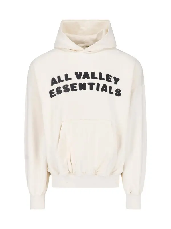 Fear Of God Graphic Pullover Hoodie - White