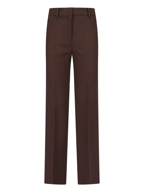 Incotex Tailored Straight-leg Trousers - Brown