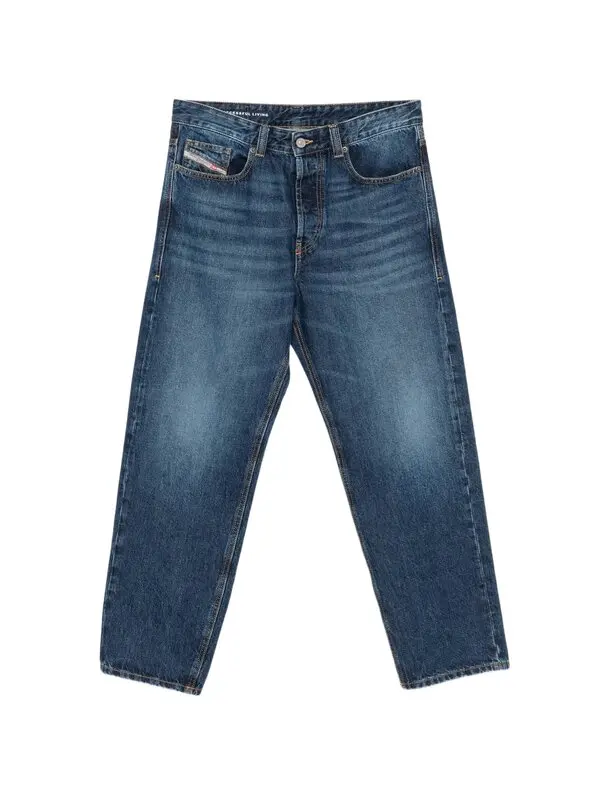 DIESEL® Regular Fit Drop Crotch Tapered Jeans