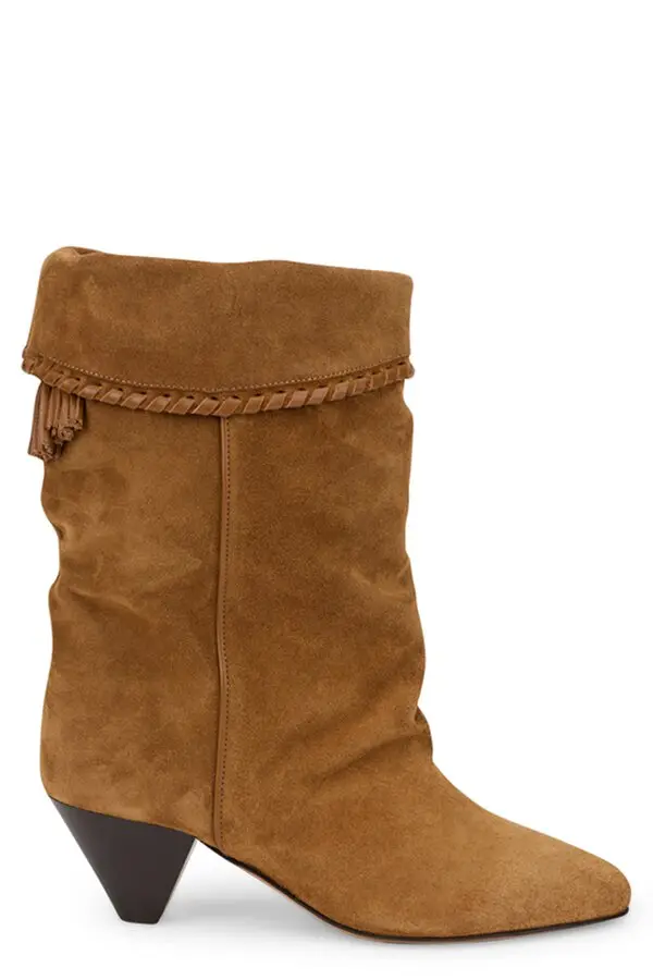 Isabel Marant Étoile Suede Cone Heel Boots