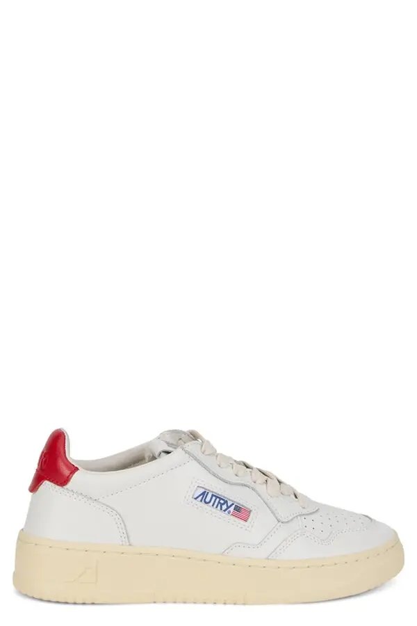 AUTRY High-sole Leather Sneakers With Contrast Heel Detail