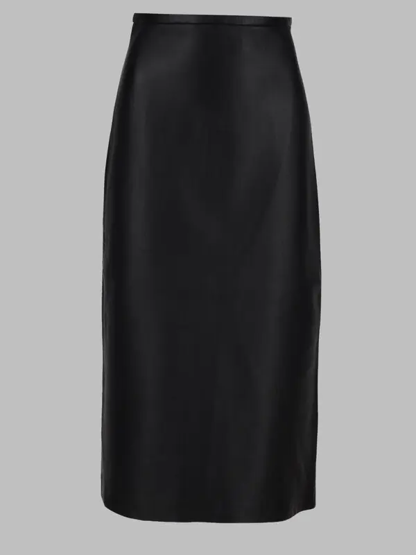 Co Leather Midi Skirt