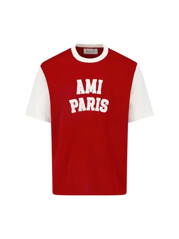 AMI Paris Graphic Short Sleeve T-shirt
