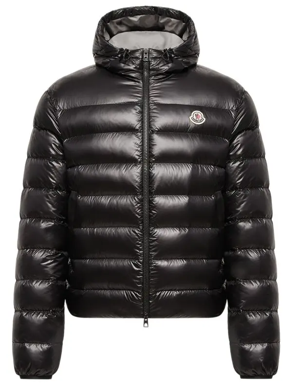 Moncler Packable Micro Ripstop Down Jacket With Adjustable Hood