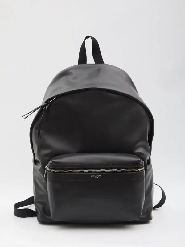 Saint Laurent Logo City Backpack