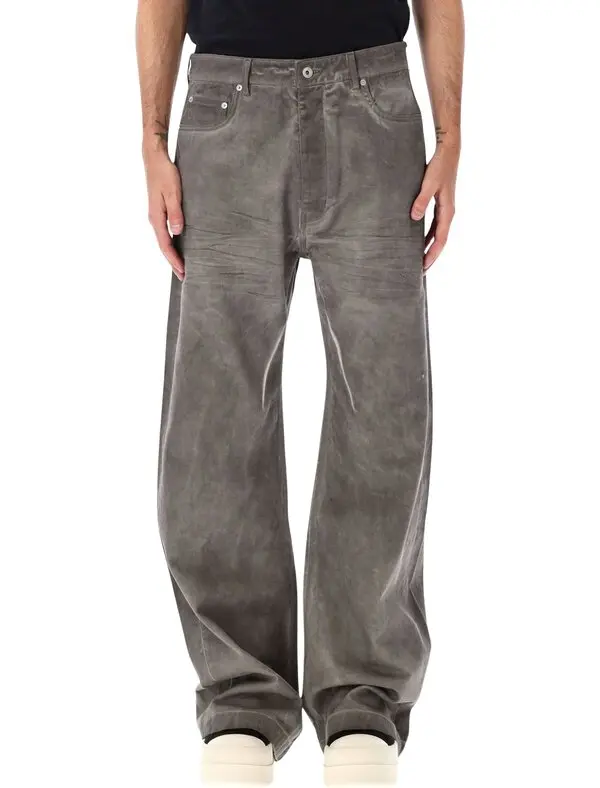 Rick Owens Wide-leg Denim Jeans - Dark Dust