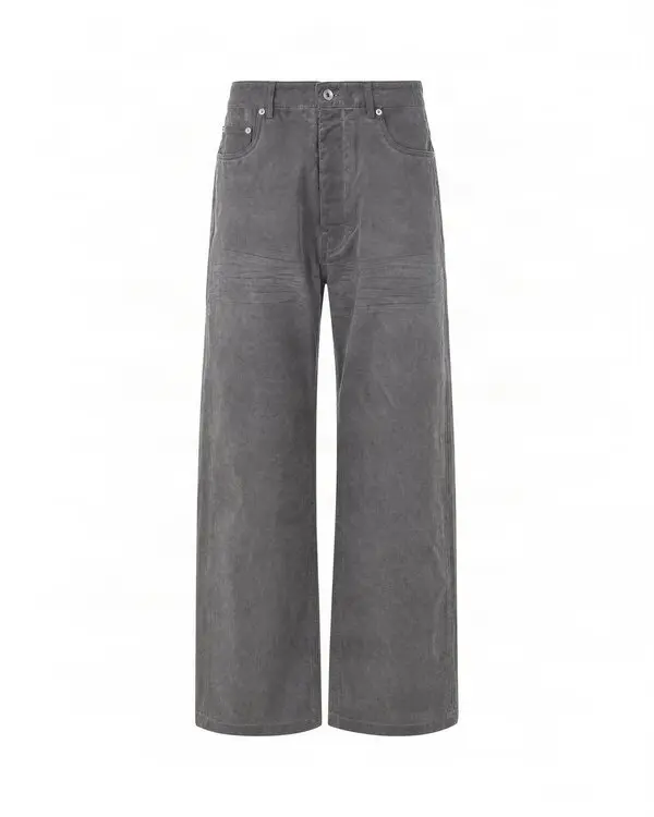 Rick Owens Wide-leg Denim Jeans - Dark Dust