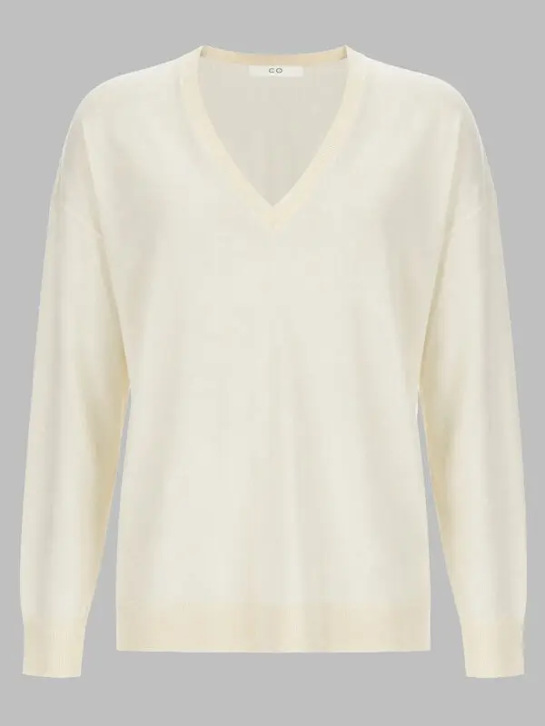 Co Cashmere V-neck Sweater