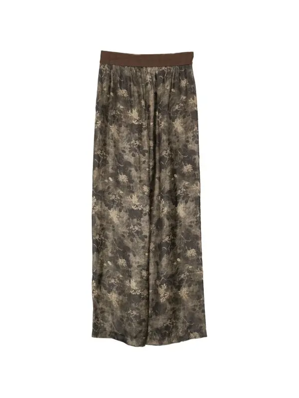 UMA WANG Pansy Printed Trousers