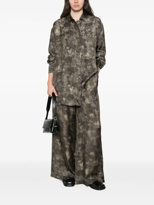 UMA WANG Pansy Printed Trousers