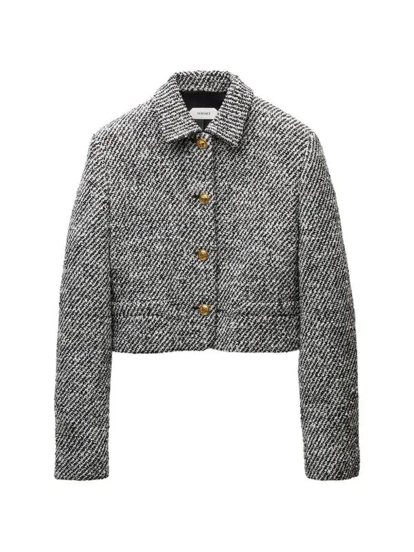 Versace Bouclé Wool Jacket