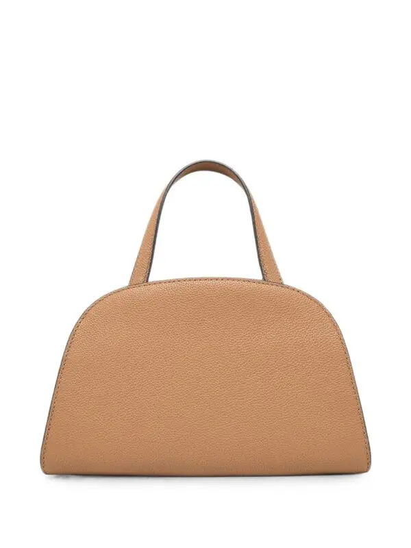 Tory Burch Romy Small Leather Boston Bag - Brown