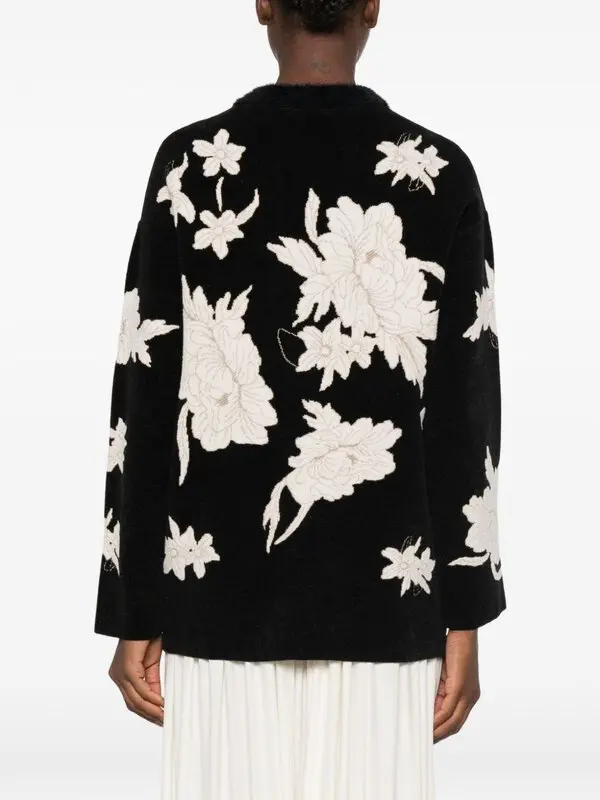 FORTE_FORTE Jacquard Cardigan