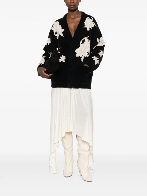 FORTE_FORTE Jacquard Cardigan