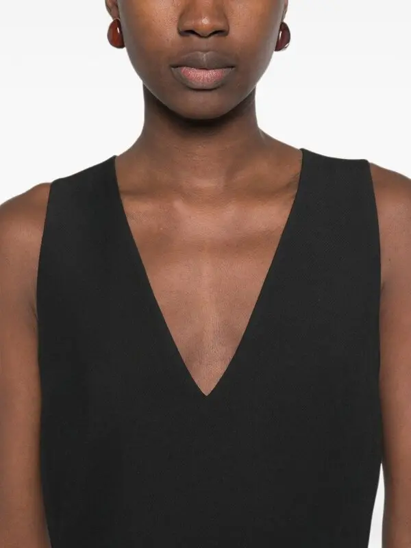 Fendi Wool And Silk Blend Midi Dress