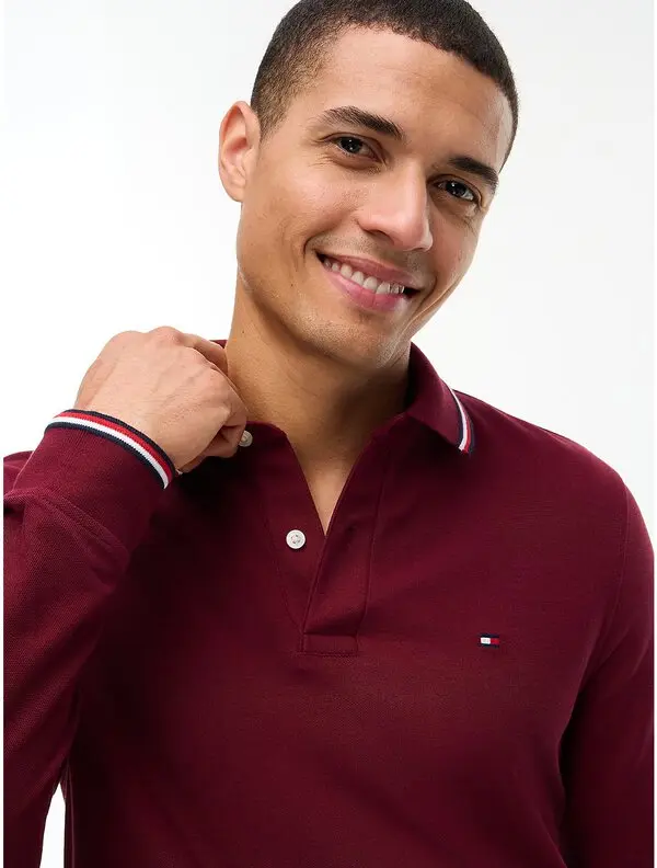 Tommy Hilfiger Long-sleeve Tommy Wicking Polo
