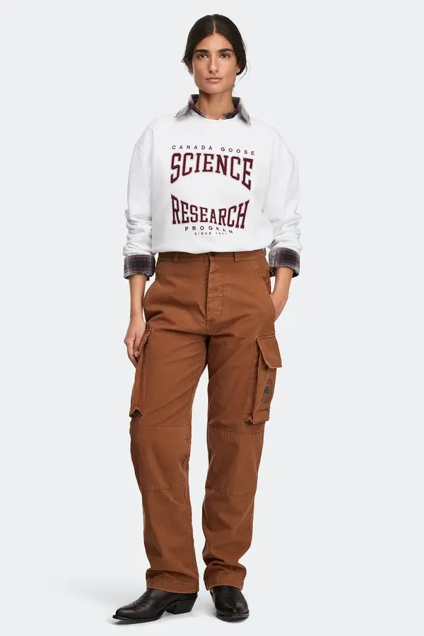Canada Goose Wander Science Research Sweatshirt - Optic White