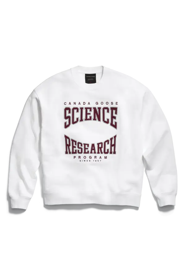 Canada Goose Wander Science Research Sweatshirt - Optic White