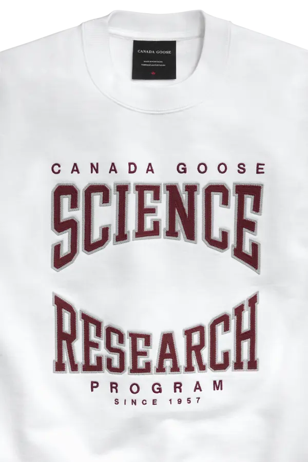 Canada Goose Wander Science Research Sweatshirt - Optic White