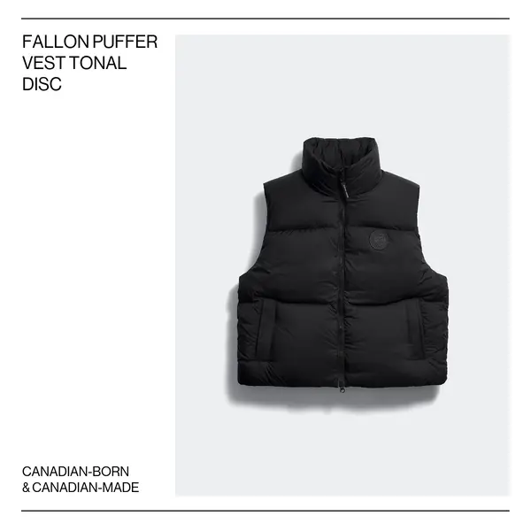 Canada Goose Fallon Puffer Vest - Black