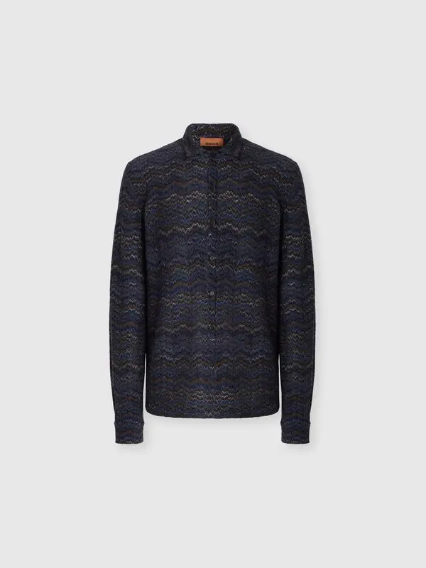 Missoni Cashmere And Viscose Knit Shirt