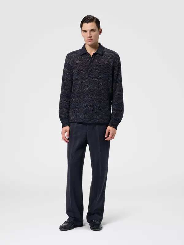Missoni Cashmere And Viscose Knit Shirt
