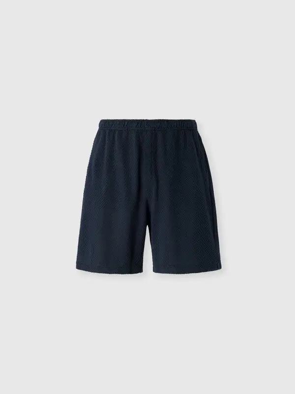Missoni Tone-on-tone Chevron Cotton And Viscose Bermuda Shorts