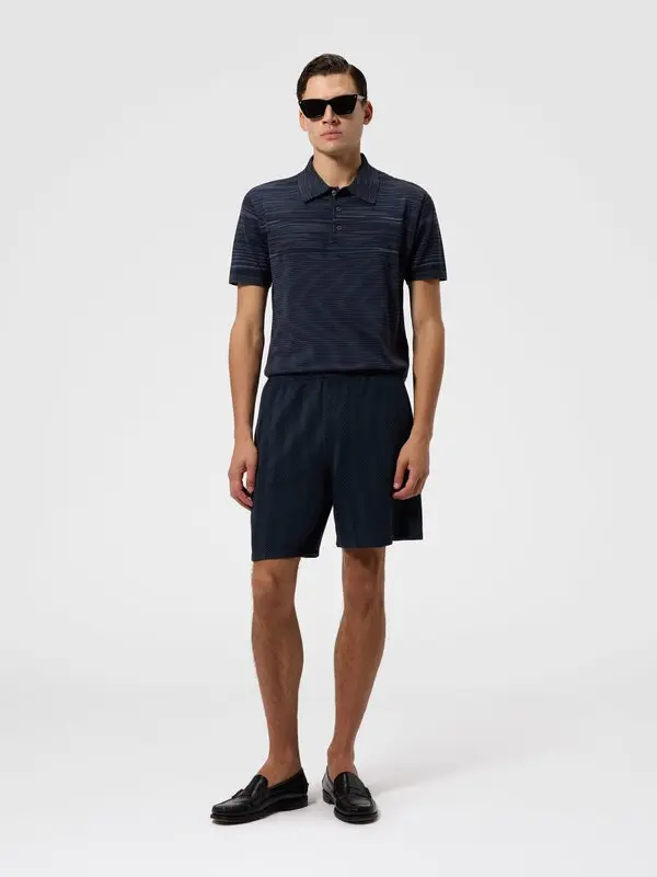 Missoni Tone-on-tone Chevron Cotton And Viscose Bermuda Shorts