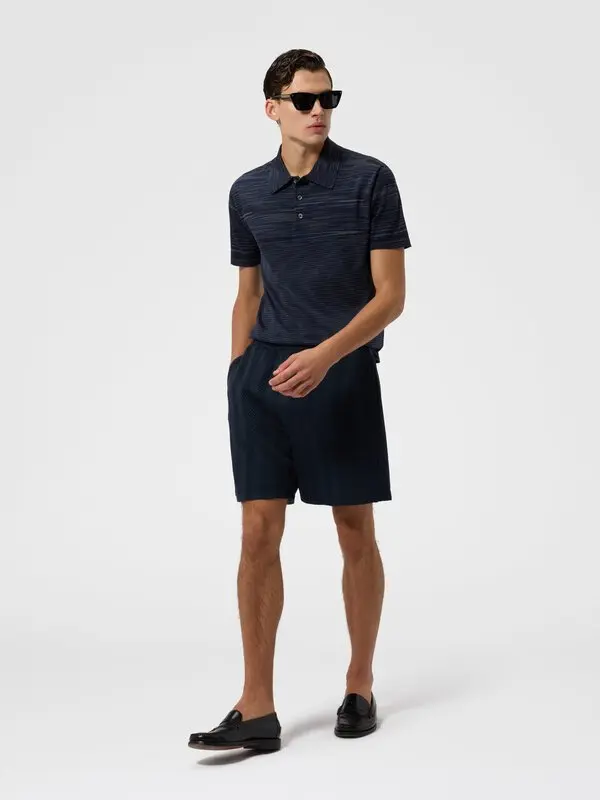Missoni Tone-on-tone Chevron Cotton And Viscose Bermuda Shorts