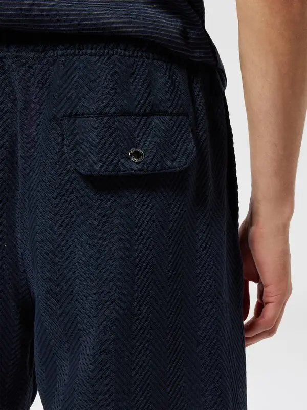 Missoni Tone-on-tone Chevron Cotton And Viscose Bermuda Shorts