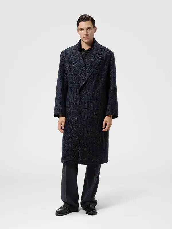 Missoni Double-breasted Cashmere And Viscose Coat