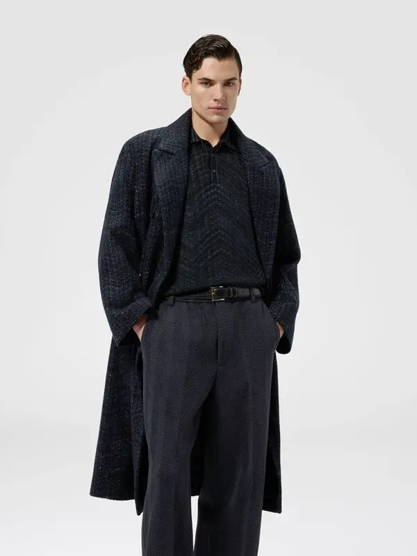 Missoni Double-breasted Cashmere And Viscose Coat