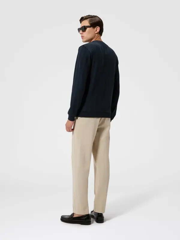 Missoni Chevron Cotton And Viscose Crewneck Sweatshirt