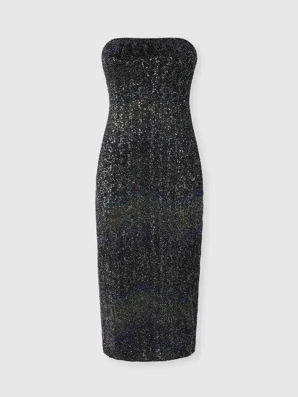 Missoni Strapless Sequined Long Dress