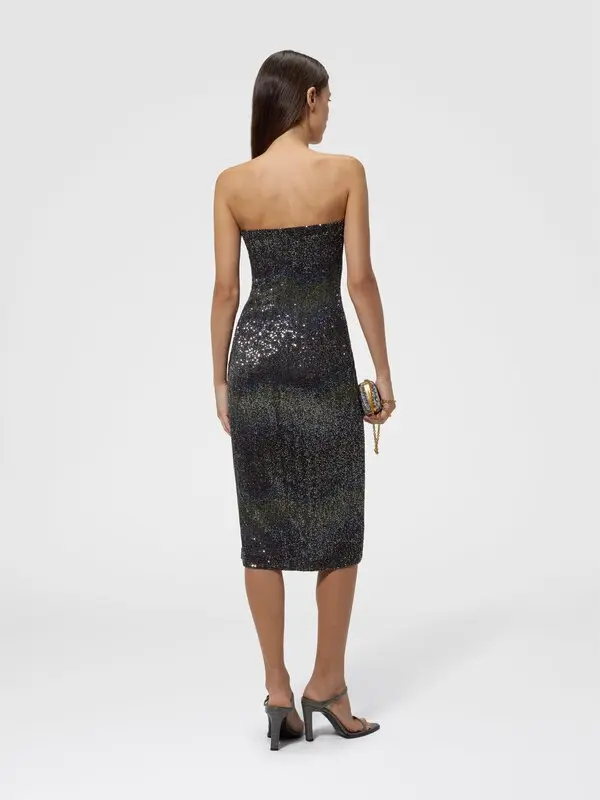 Missoni Strapless Sequined Long Dress
